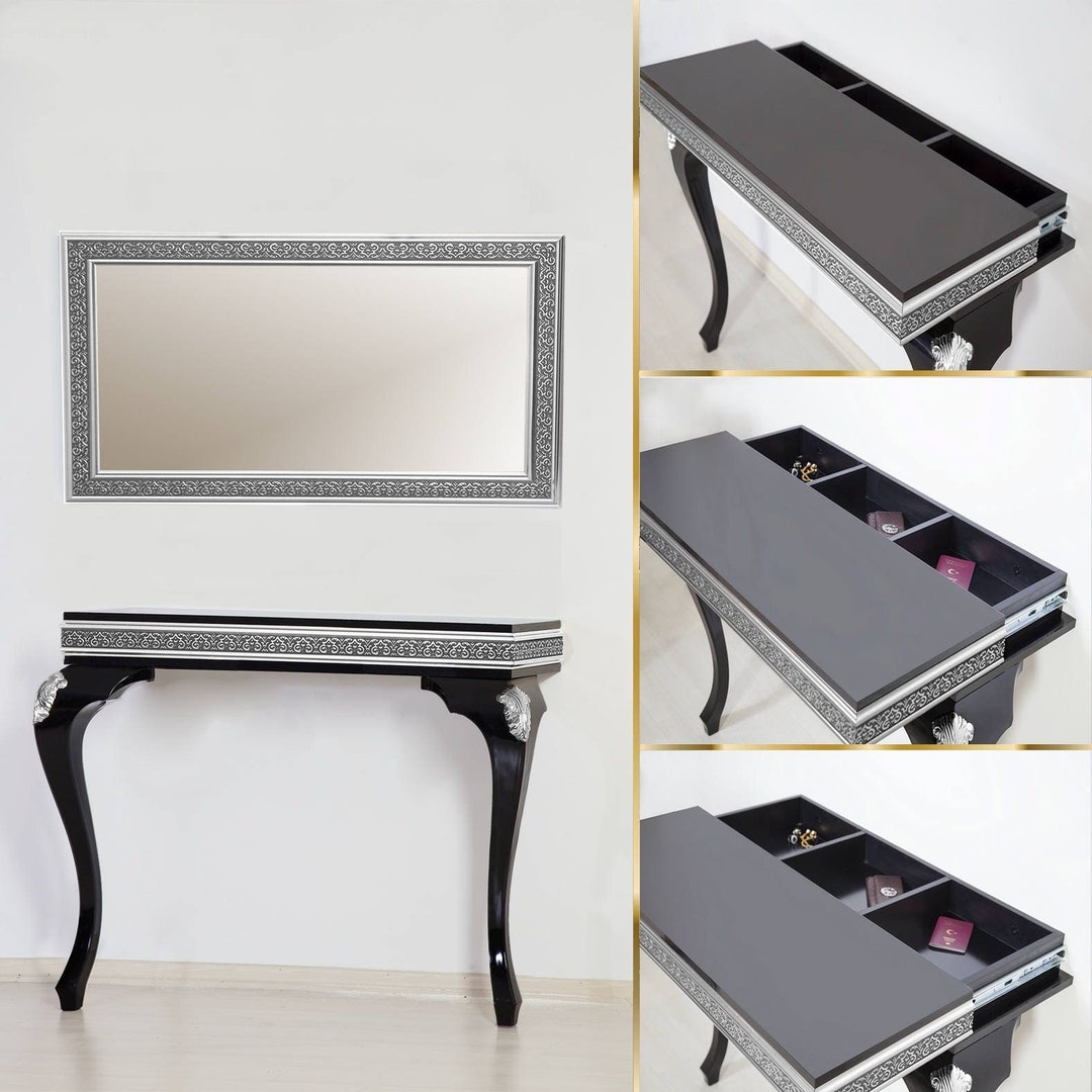 Hidden Storage Table, Luxury Console Table, Console Table, Entryway ...