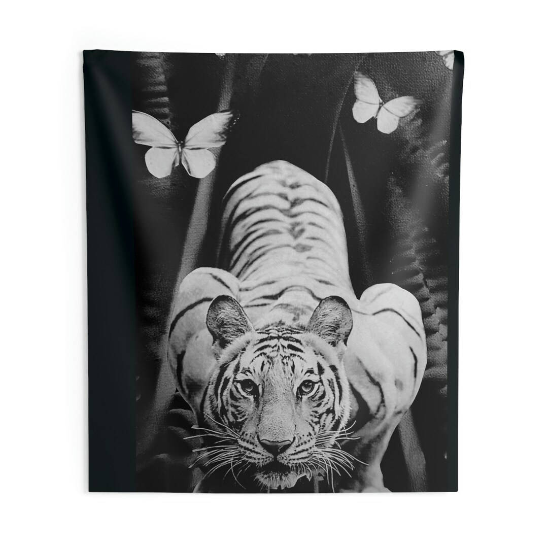 Tiger Themed Indoor Wall Tapestry - Etsy
