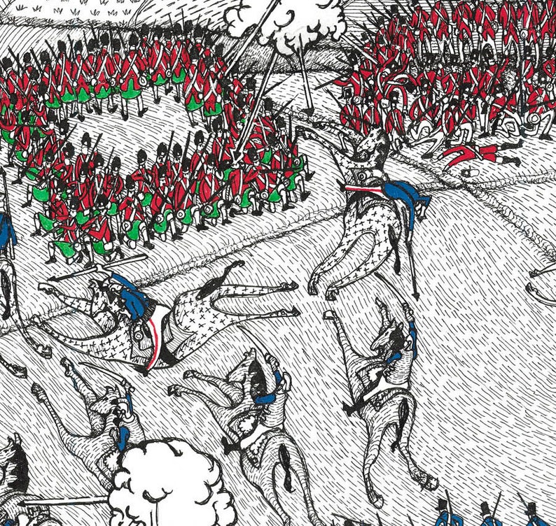 Battle of Waterloo - Etsy