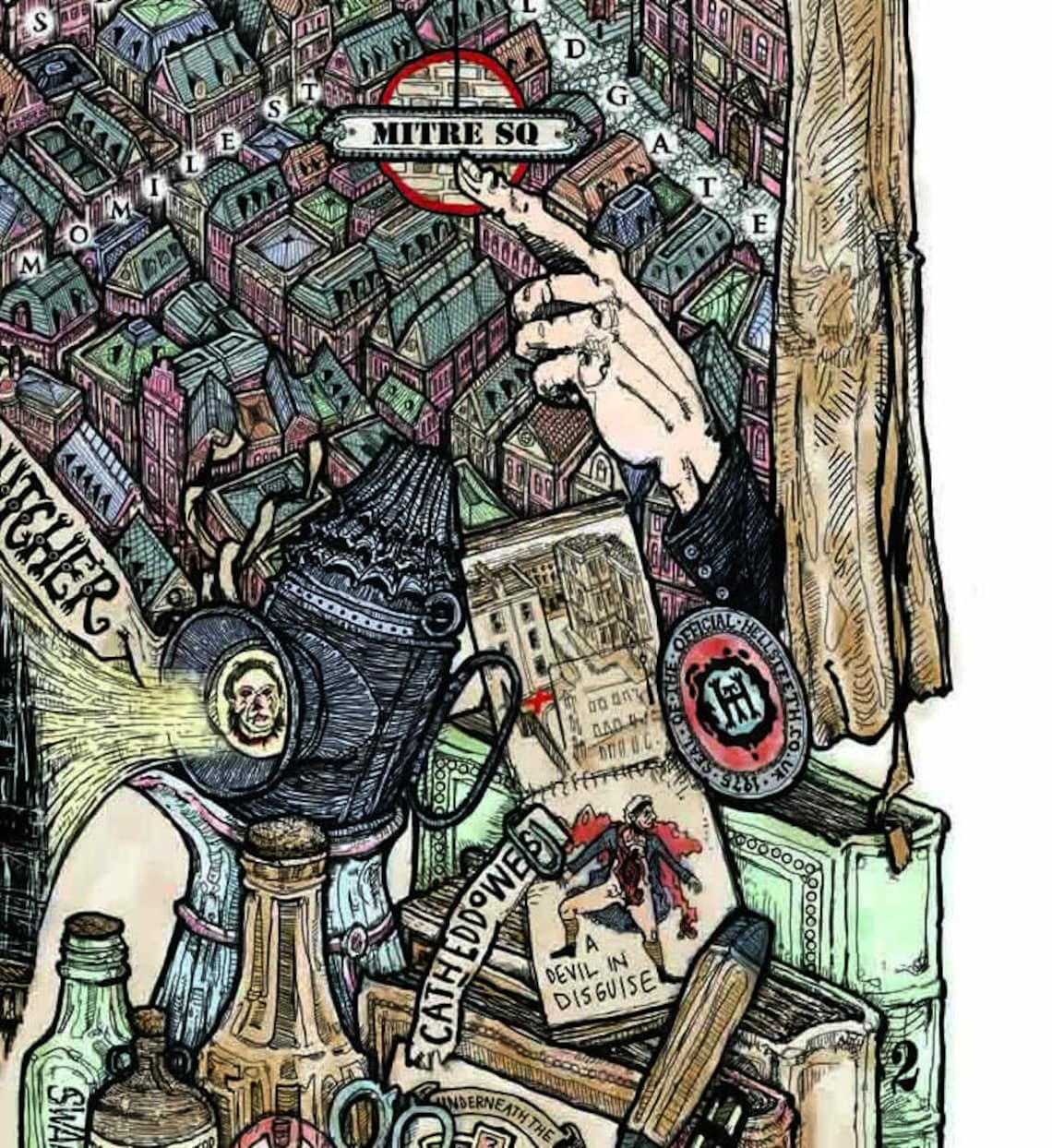 Jack the Ripper Map - Etsy