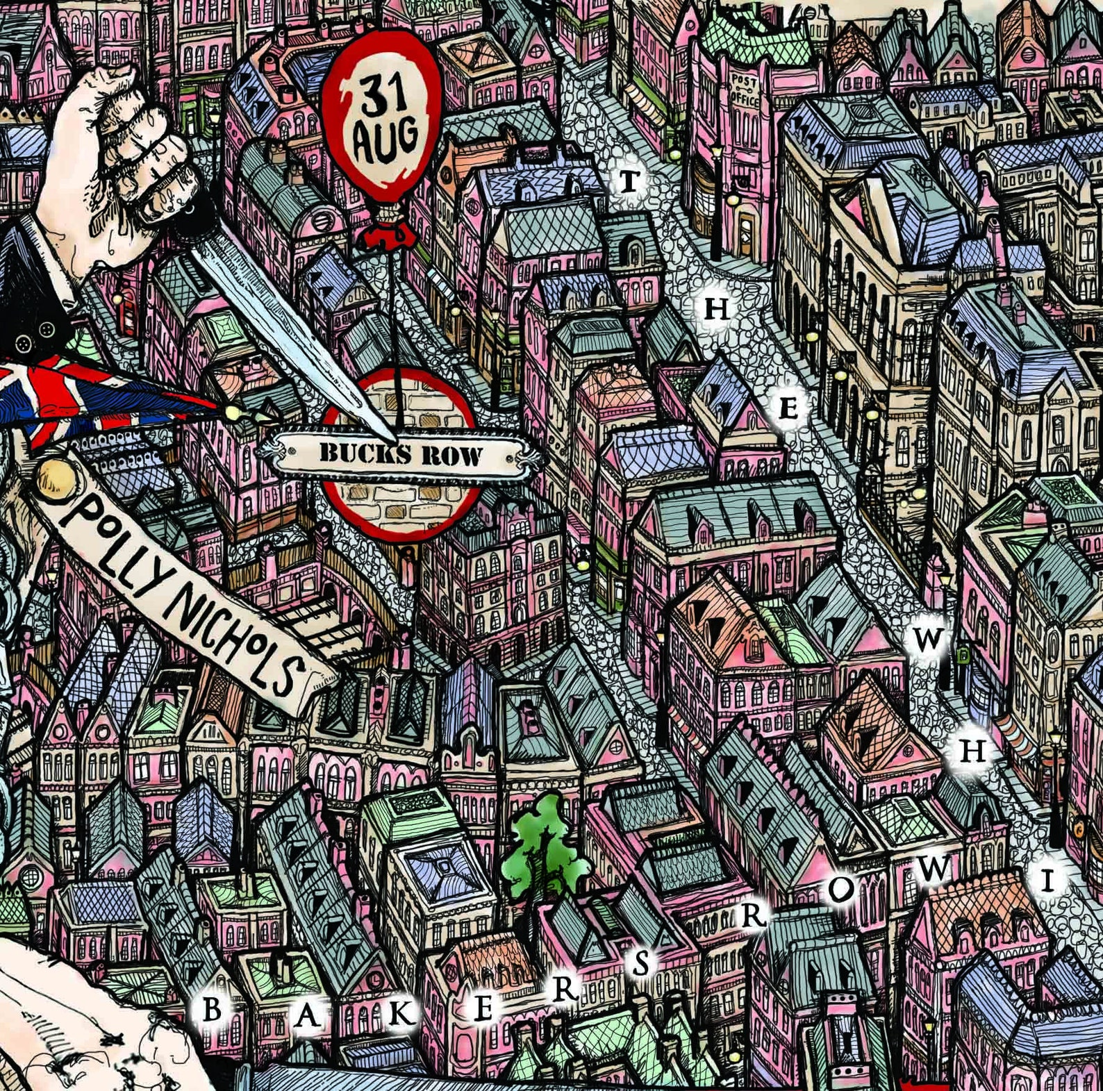 Jack the Ripper Map - Etsy
