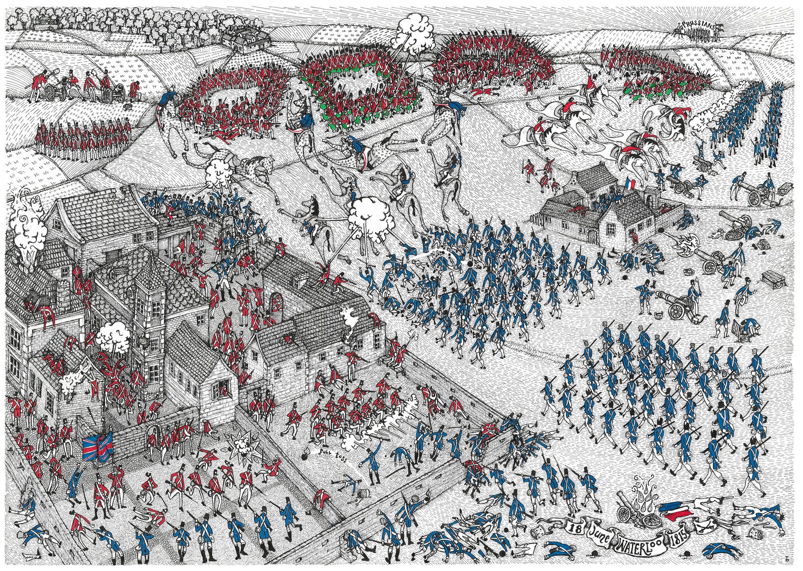 Battle of Waterloo - Etsy
