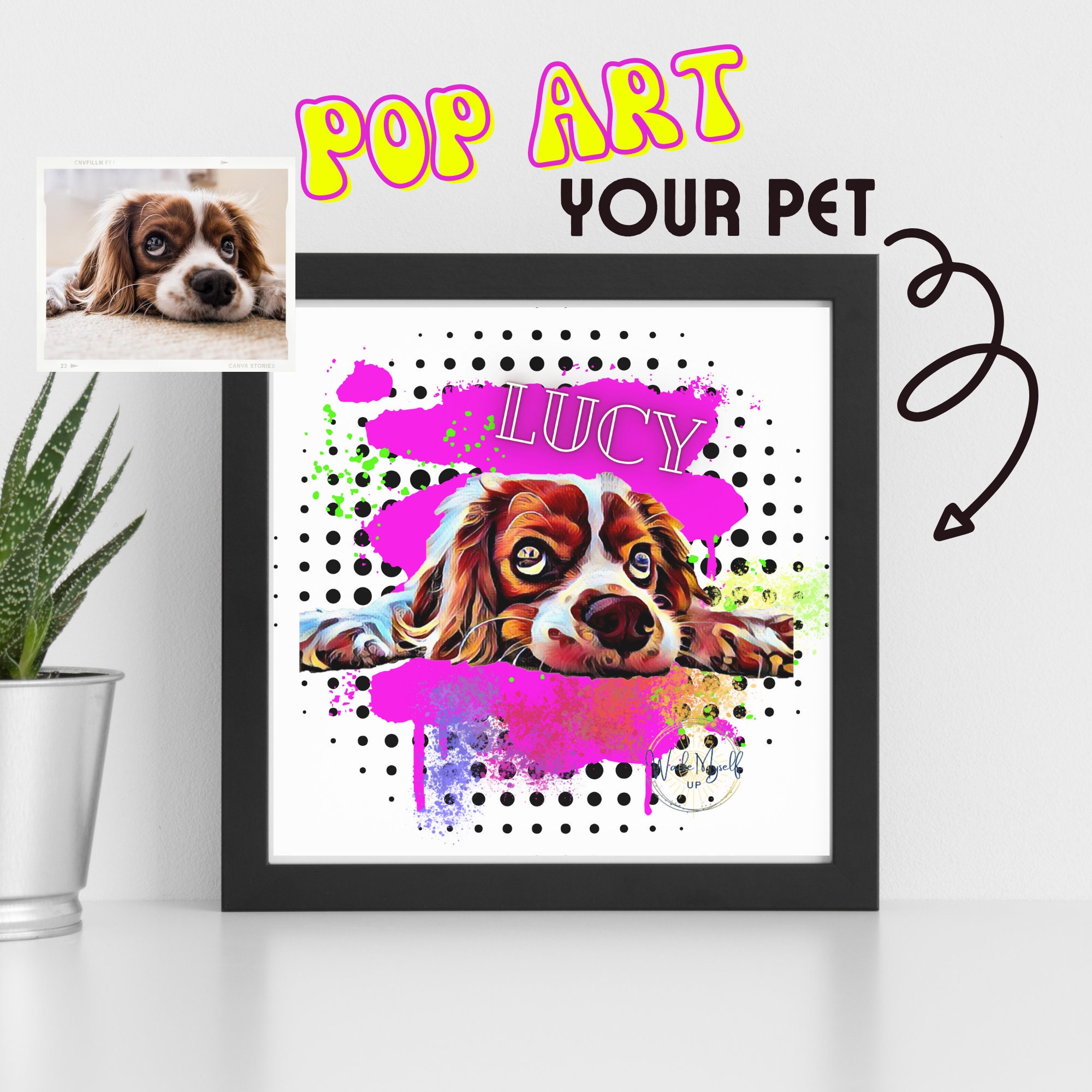 Custom Comic Book Style Dog Portrait From Photo Personalized - Etsy