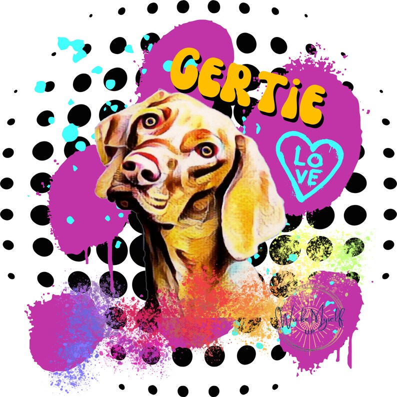 Custom Comic Book Style Dog Portrait From Photo Personalized - Etsy