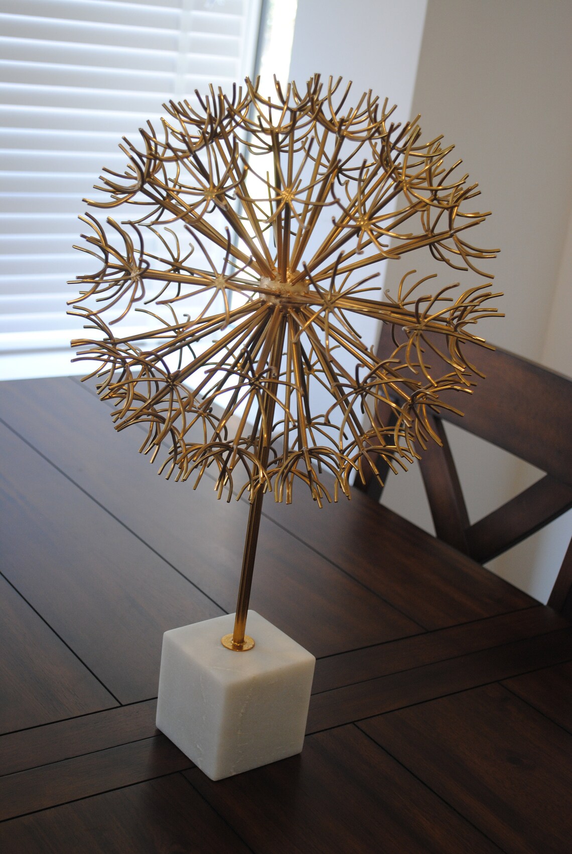 Center Piece, Gold Flower Center Piece, Wedding Center Piece, Gold Home ...