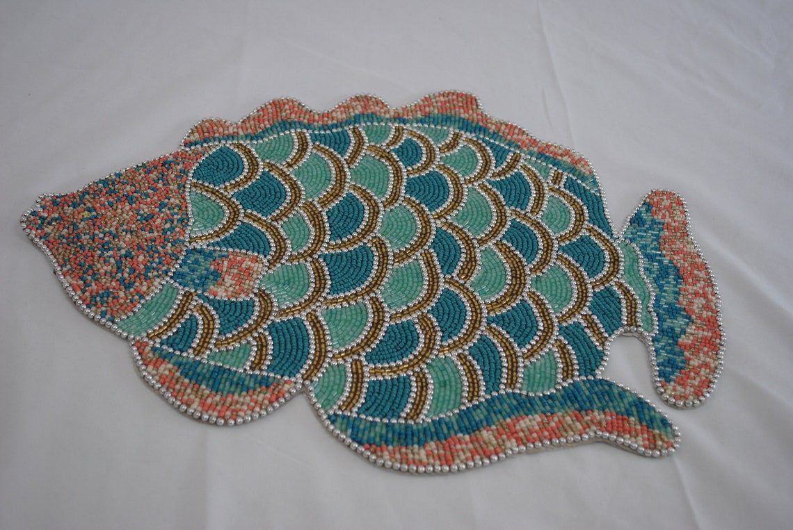 Fish Shaped Table Placemat Sea Inspired Table Mats - Etsy