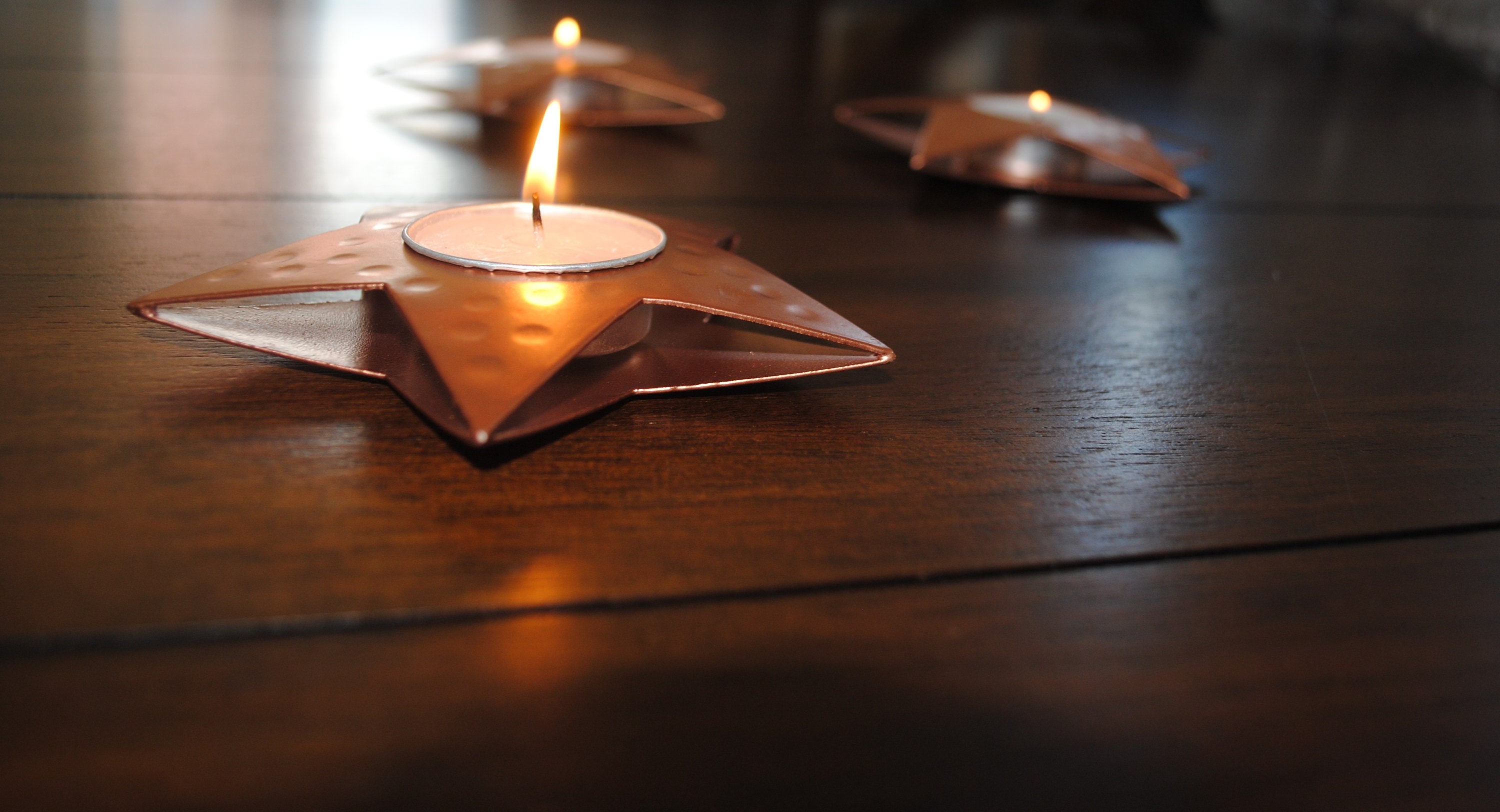Copper Star Shaped Tea Light Holder Copper Tea Light Holder - Etsy UK