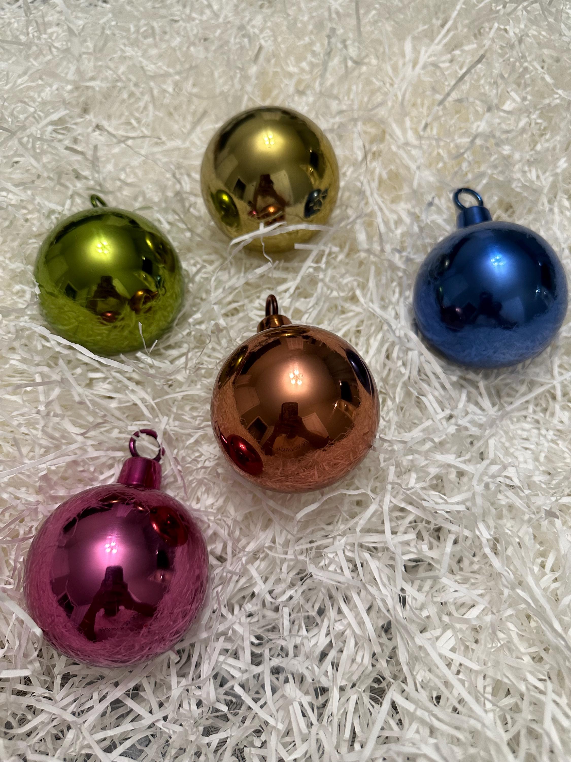 Copper Hanging Balls, Christmas Baubles, Copper Christmas Ornament ...