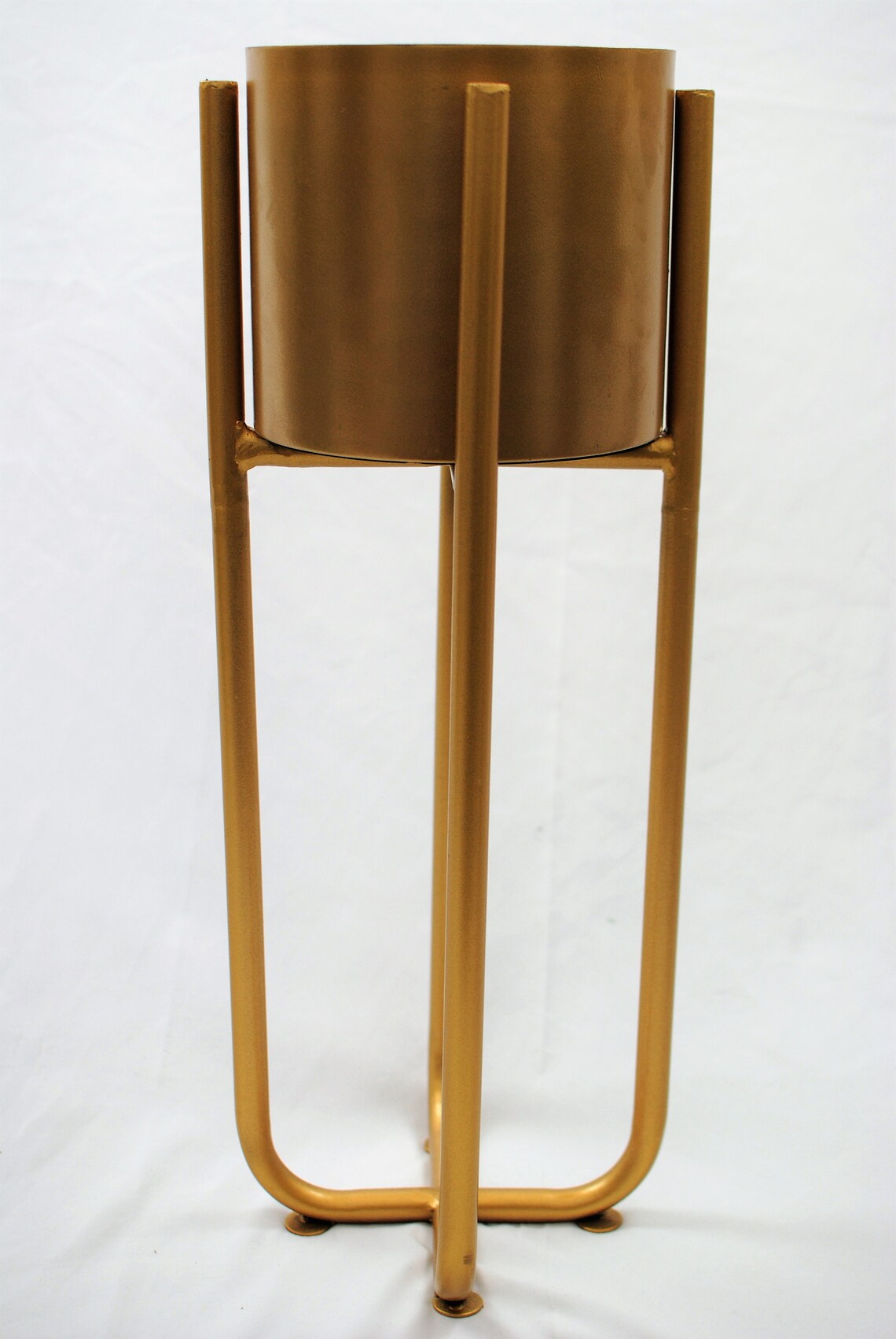 Gold Planters With Stand Garden Planters Gold Planters and | Etsy