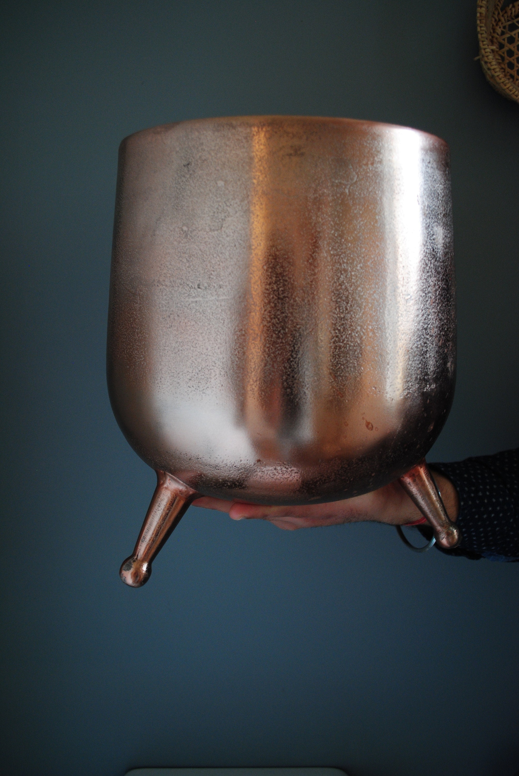 Copper Planter With Three Legs Copper Plant Pots Copper - Etsy UK