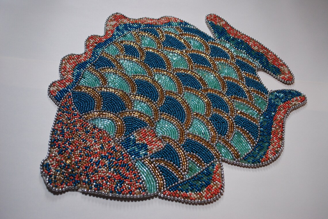 Fish Shaped Table Placemat Sea Inspired Table Mats - Etsy