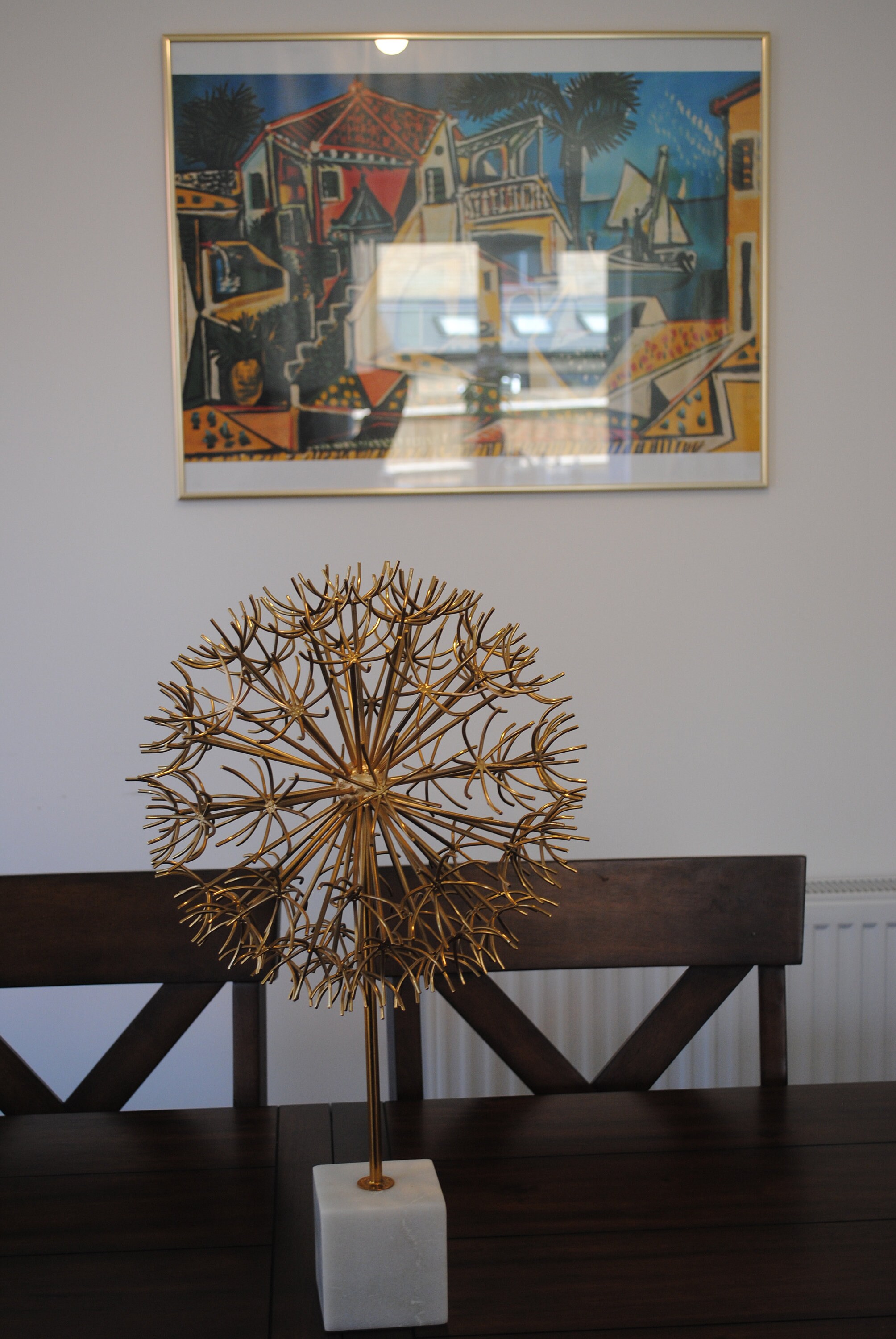 Center Piece, Gold Flower Center Piece, Wedding Center Piece, Gold Home ...
