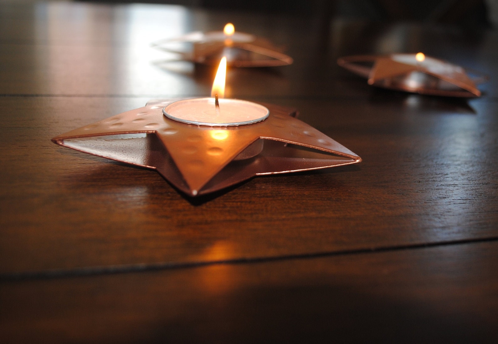 Copper Star Shaped Tea Light Holder Copper Tea Light Holder - Etsy UK