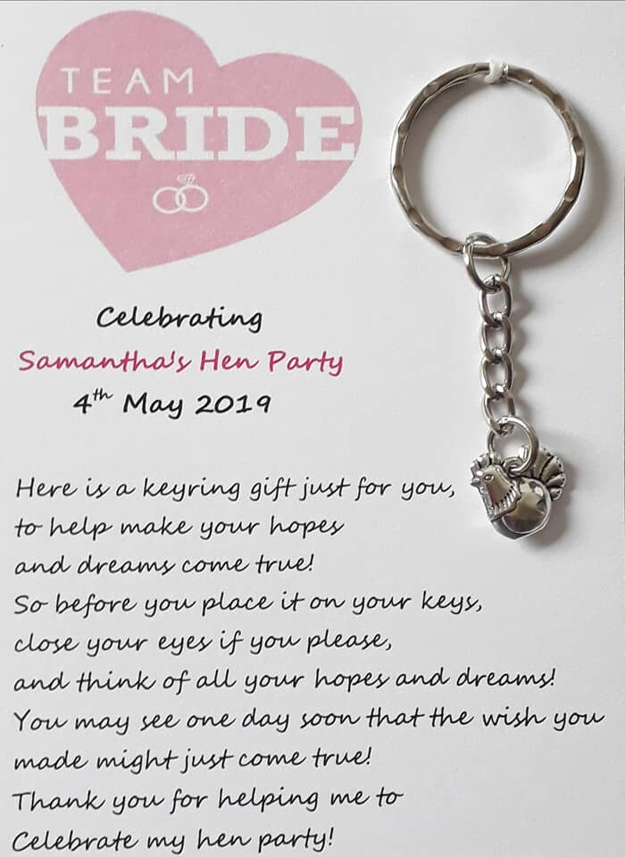 Personalised hen Party Favours Hen Do Favours Wish - Etsy.de