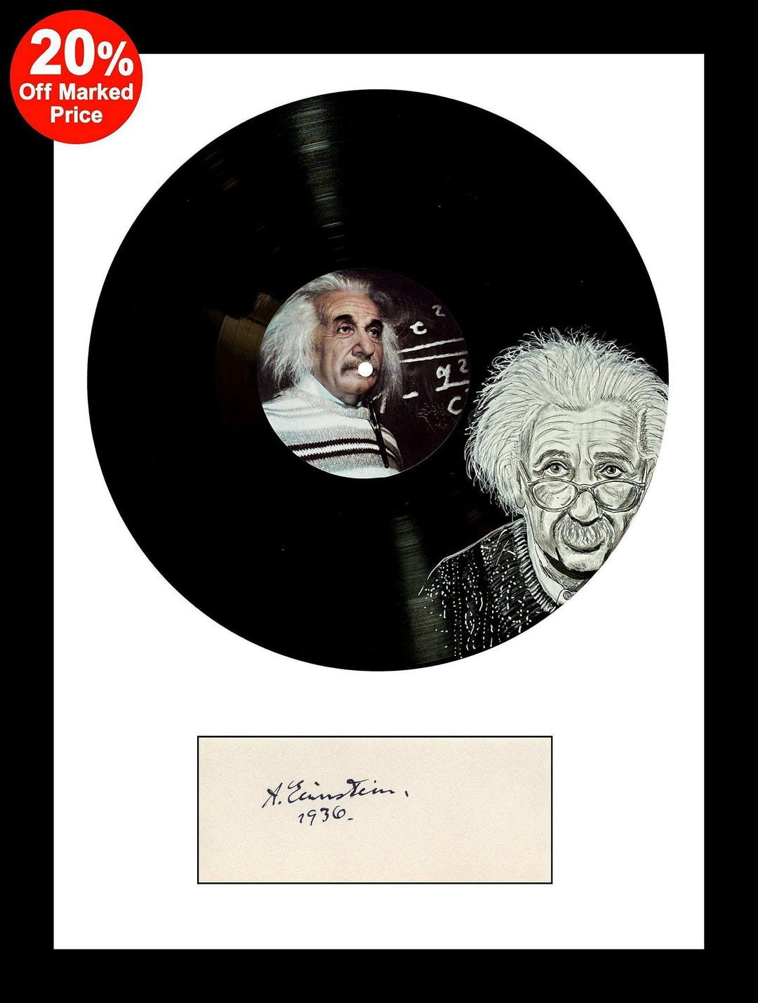Albert Einstein * Legendary Scientist * Authentic Hand Signed Autograph ...