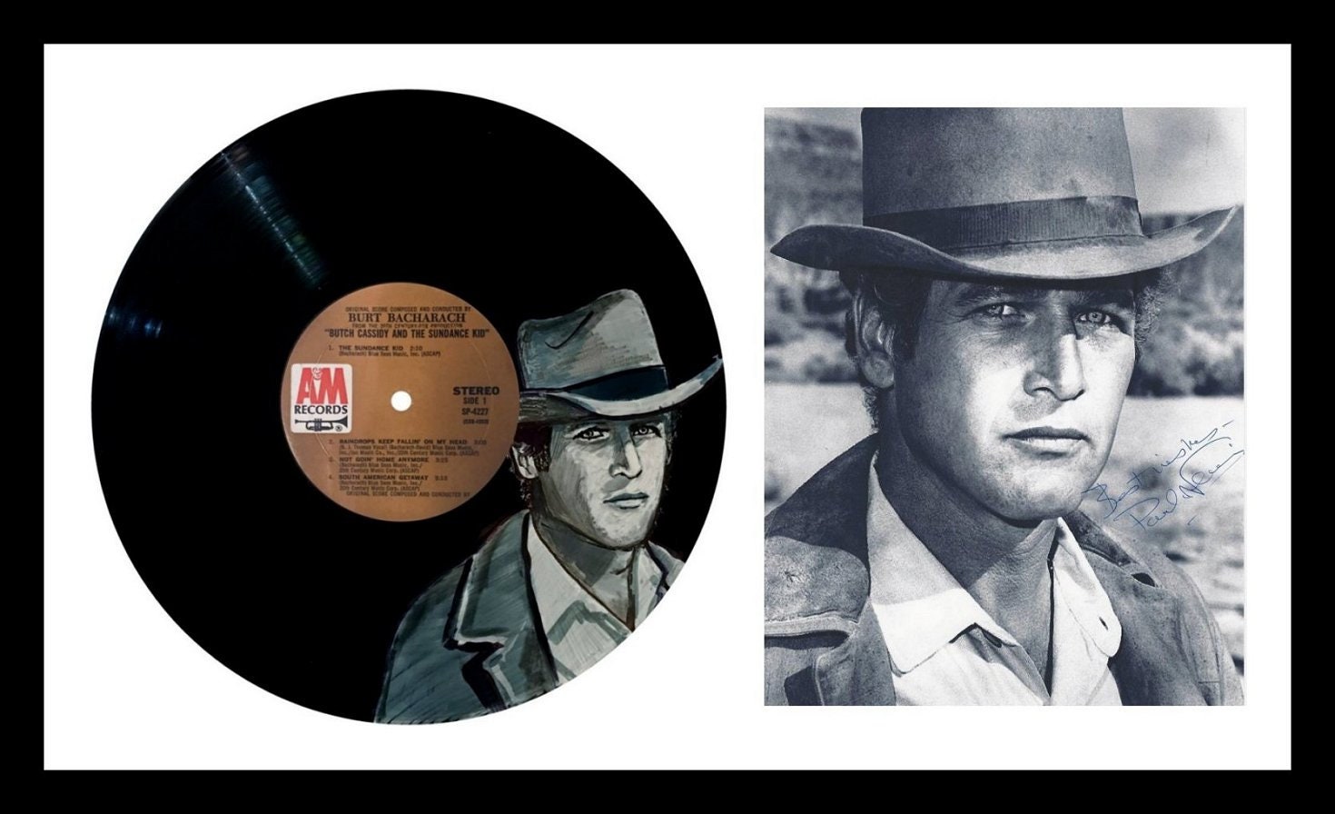 Paul Newman Butch Cassidy Authentic Hand Signed Autograph | Etsy