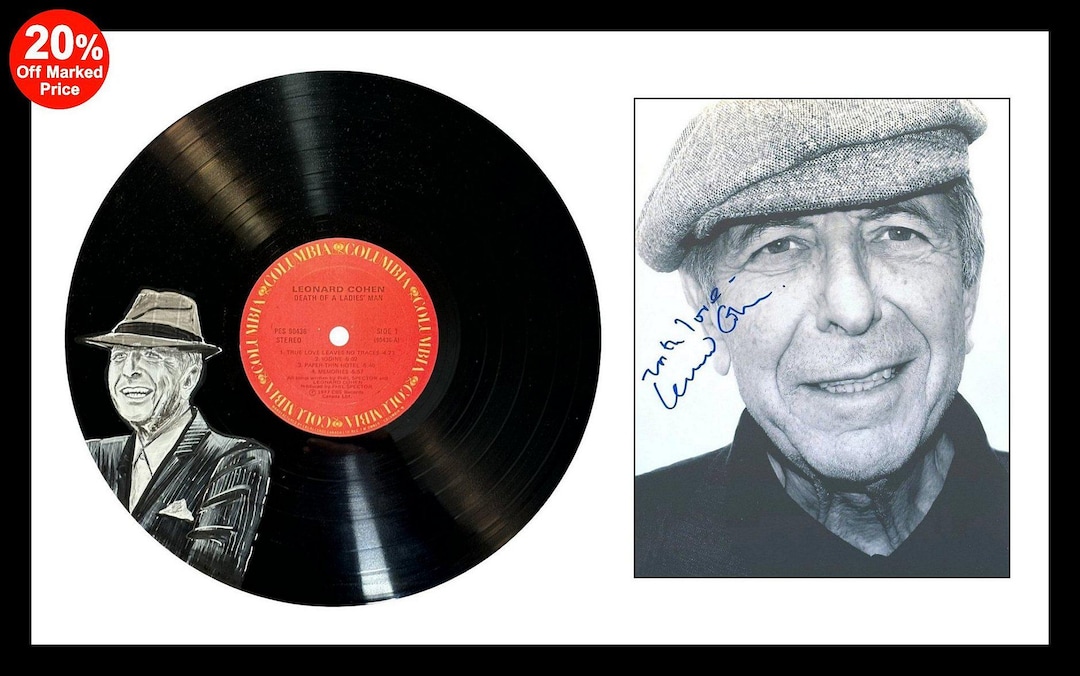Leonard Cohen * Music Legend * Authentic Hand Signed Autograph * With ...