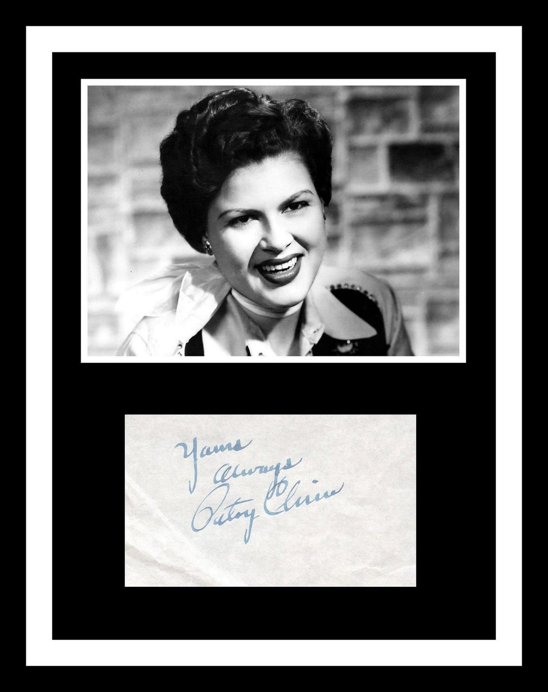 Patsy Cline * Music Legend * Authentic Hand Signed Autograph - Etsy