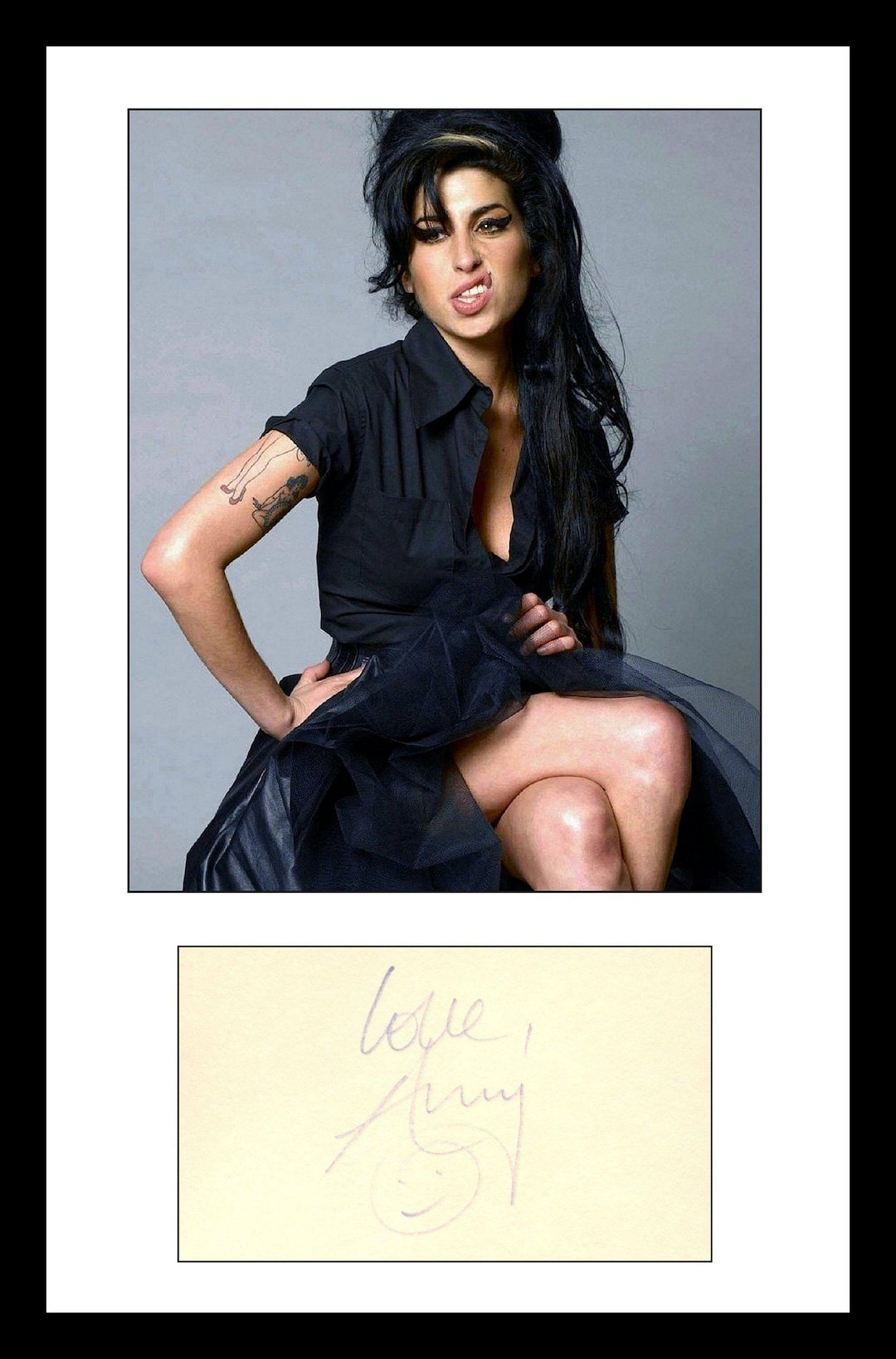 Amy Winehouse * Music Legend * Authentic Hand Signed Autograph - Etsy