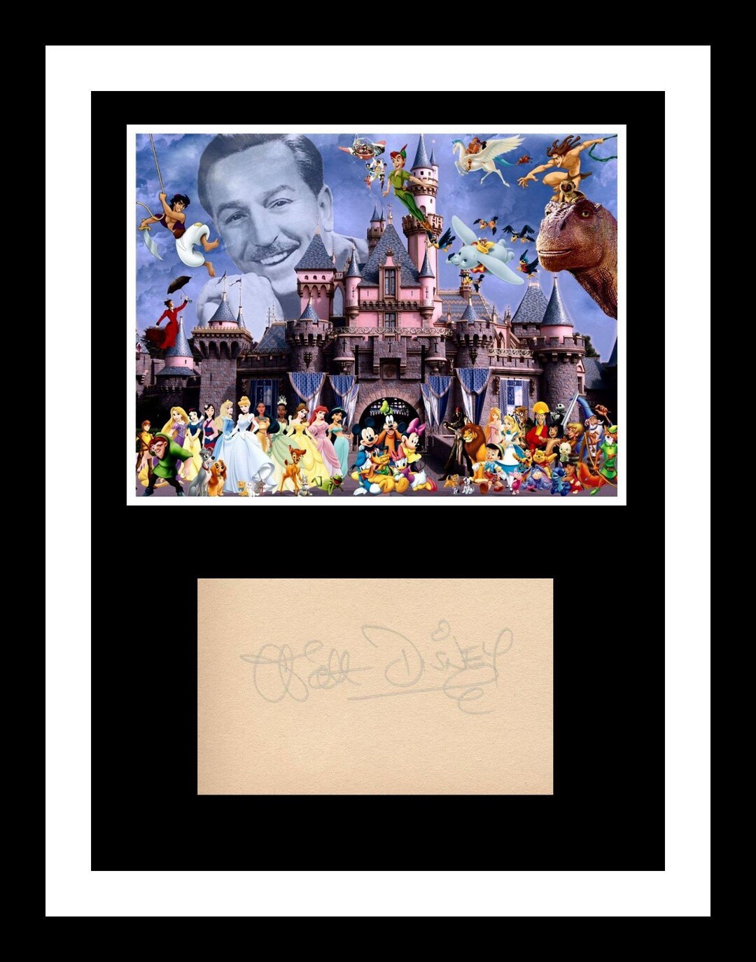 Walt Disney * Animation Movie Legend * Authentic Hand Signed Autograph ...