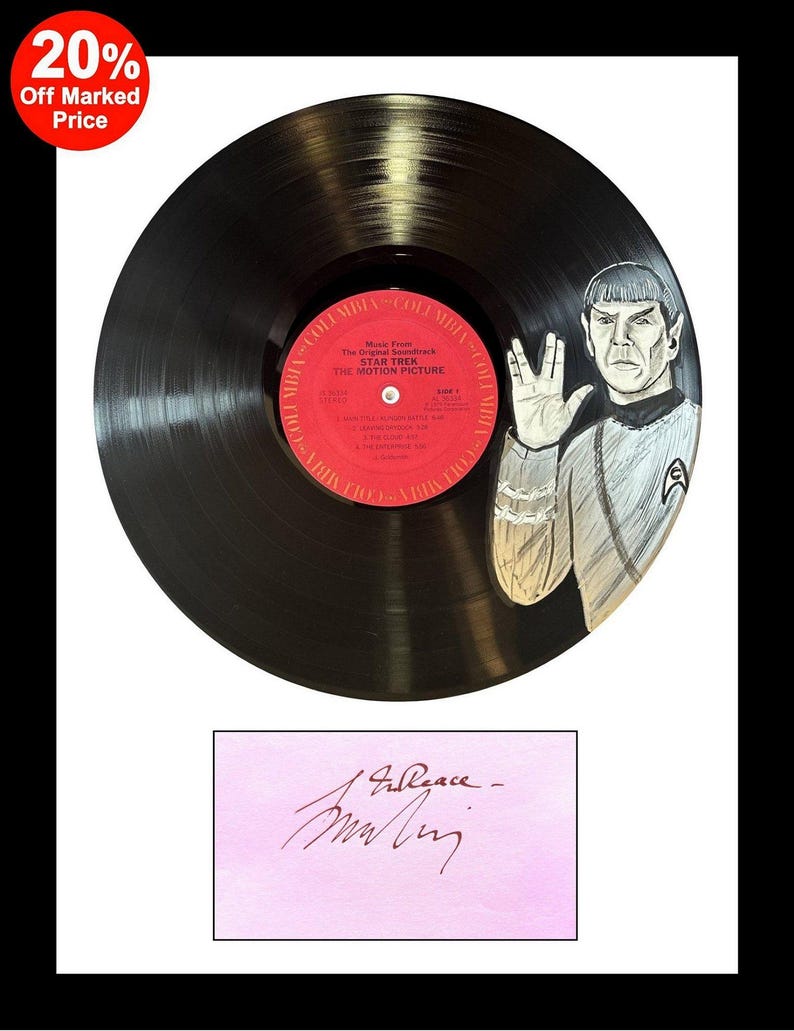 Star Trek * Mr Spock * Authentic Hand Signed Autograph * With Hand ...