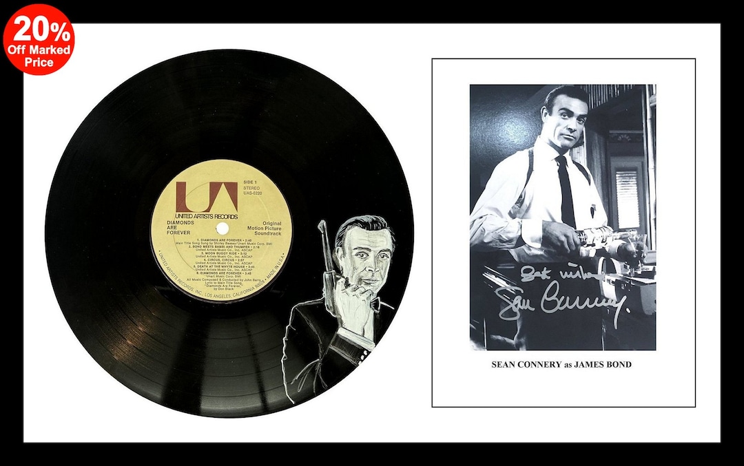 James Bond * Sean Connery * Authentic Hand Signed Autograph * With Hand ...