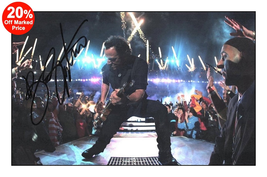 Bruce Springsteen * Rock Legend * Authentic Hand Signed Autograph - Etsy