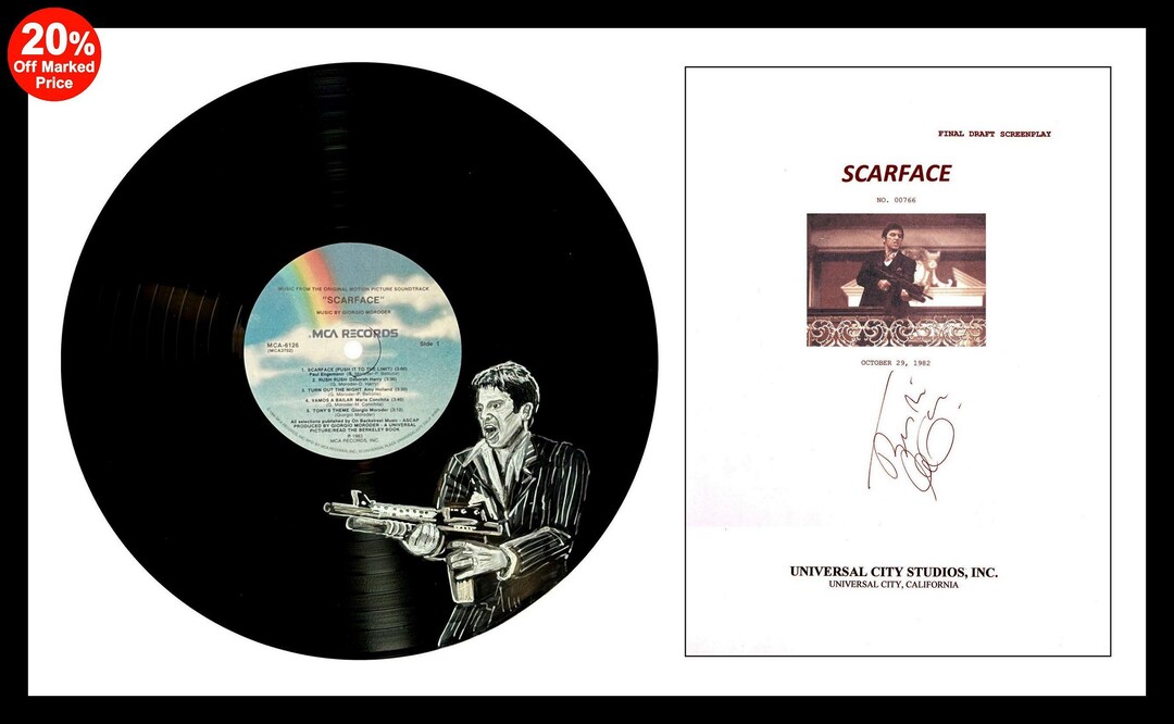 Al Pacino * Scarface * Authentic Hand Signed Autograph * With Hand ...
