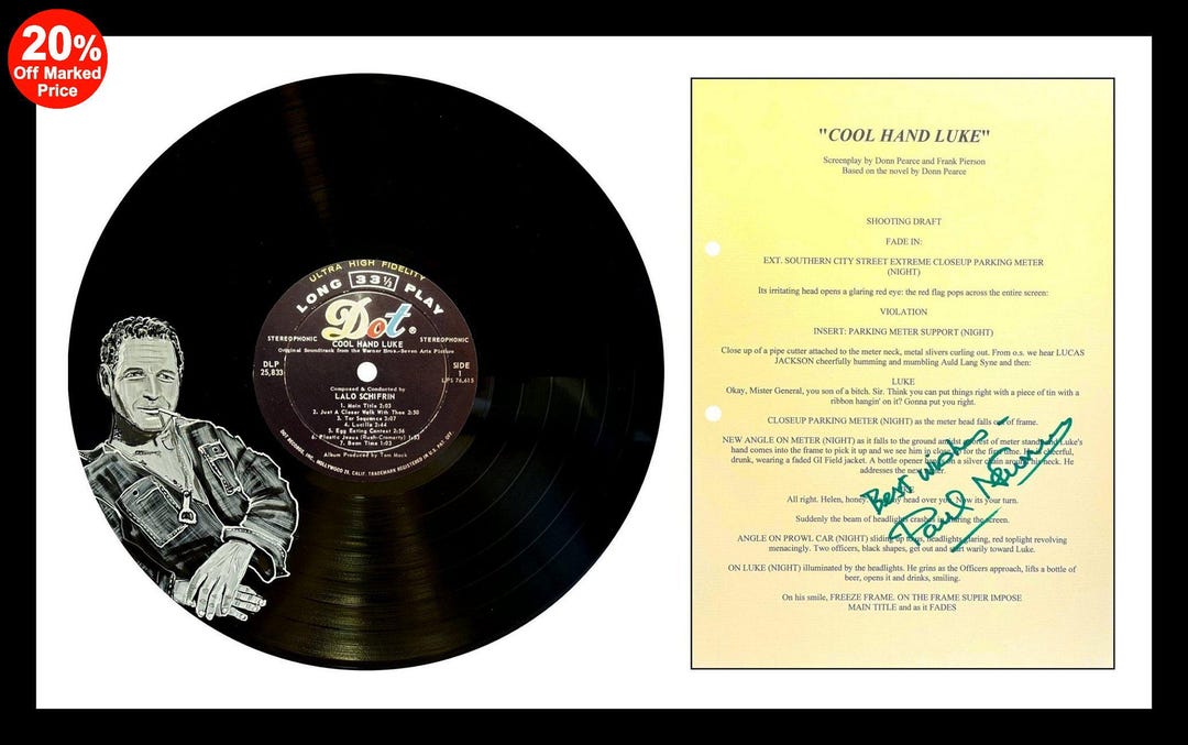 Paul Newman * Cool Hand Luke * Authentic Hand Signed Autograph * With ...