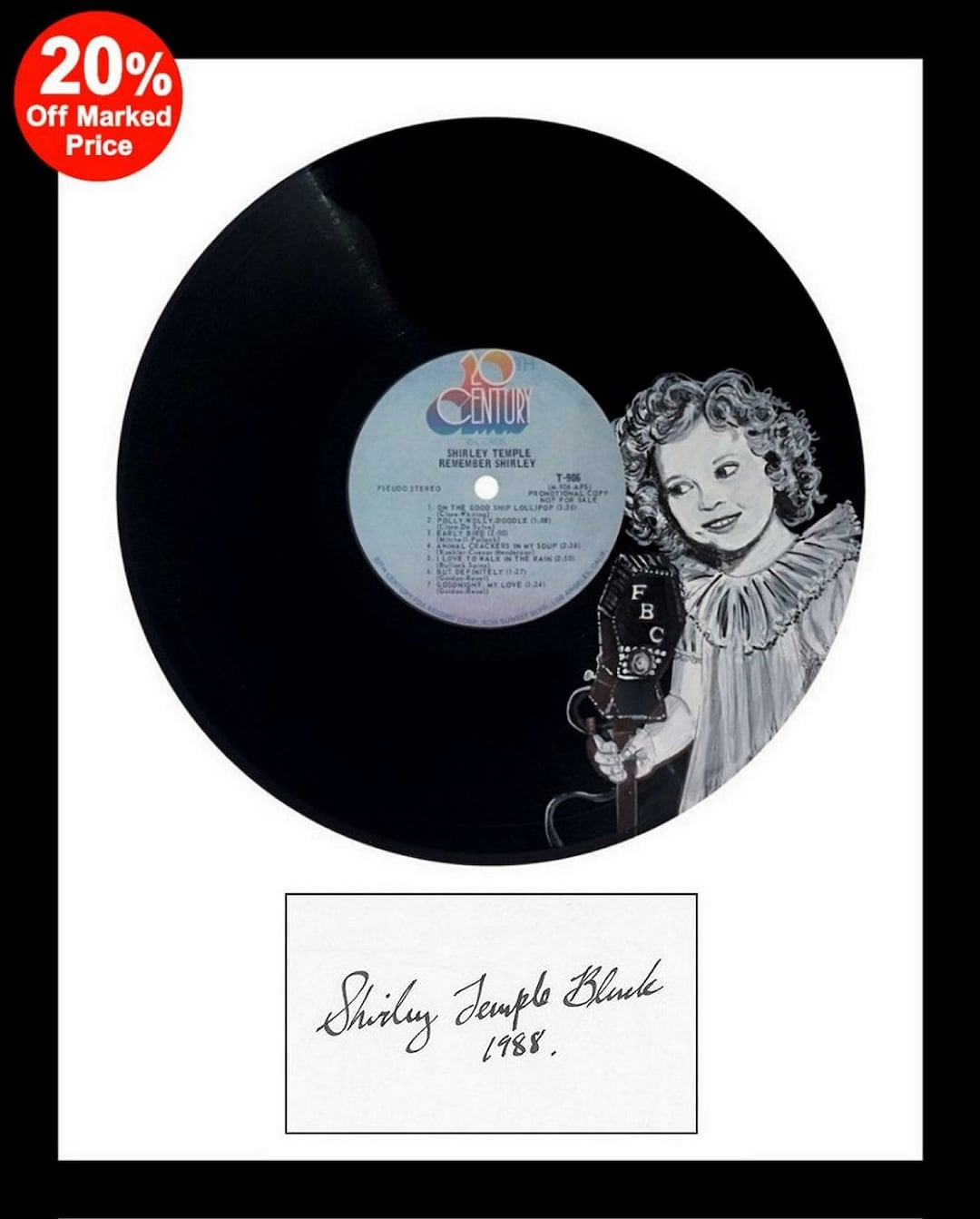 Shirley Temple * Movie Legend * Authentic Hand Signed Autograph * With ...