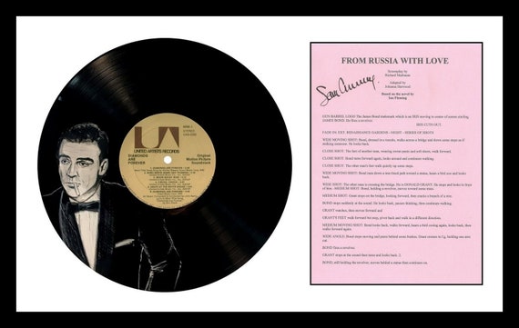 James Bond Sean Connery Authentic Hand Signed Autograph - Etsy