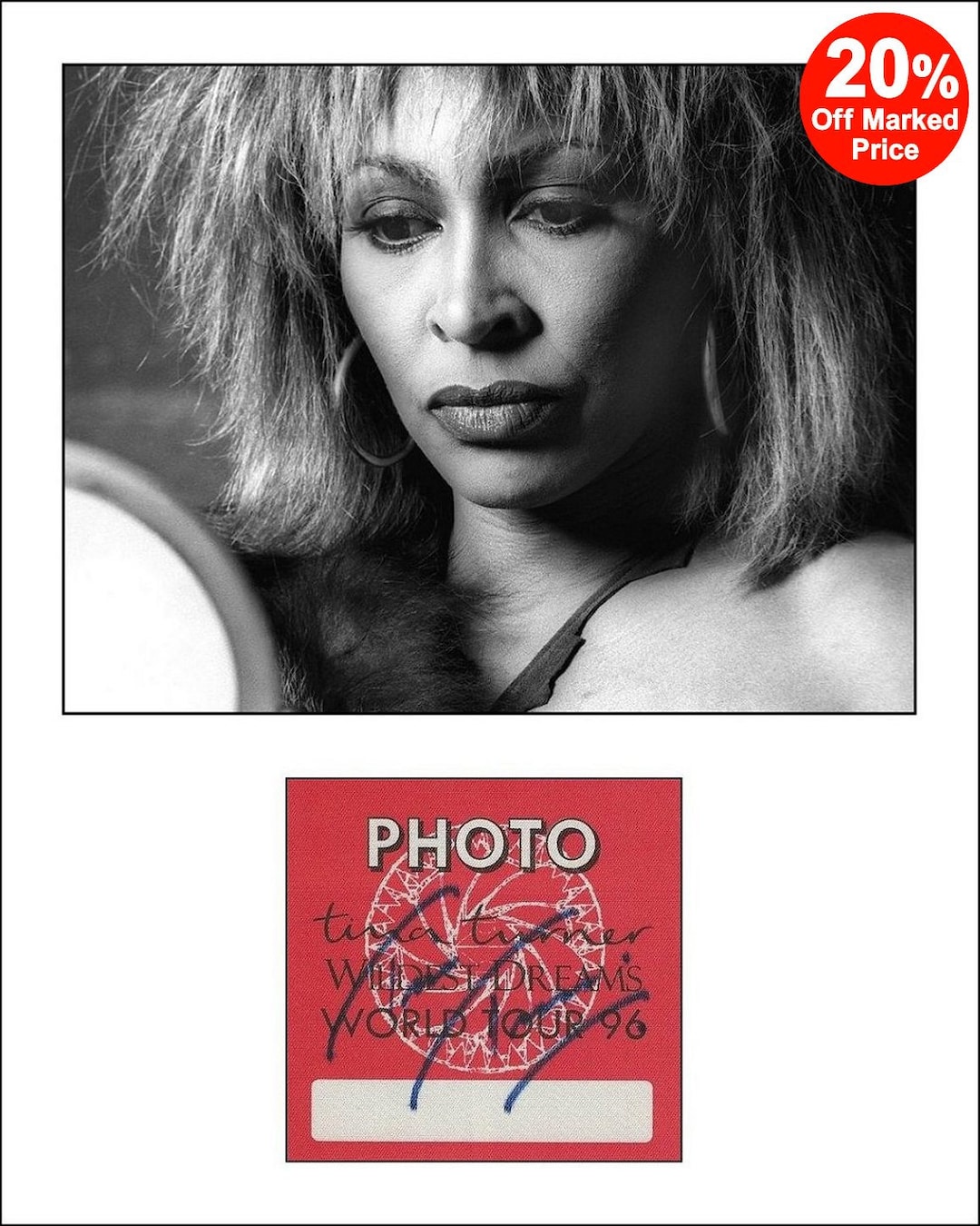 Tina Turner * Rock Legend * Authentic Hand Signed Autograph - Etsy