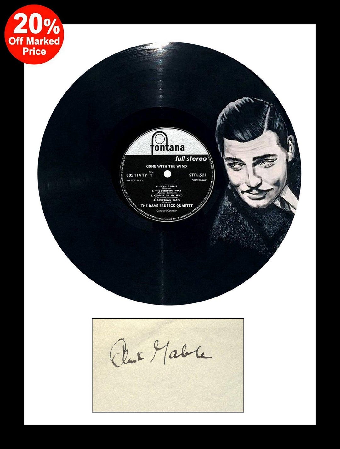 Clark Gable * Gone With the Wind * Authentic Hand Signed Autograph ...