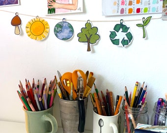 Earth Day Printable Banner | Earth Day Party | Celebration | Instant ...