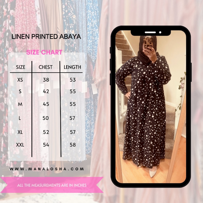 Poppy LINEN ABAYA Modest Dress Islamic Clothing - Etsy