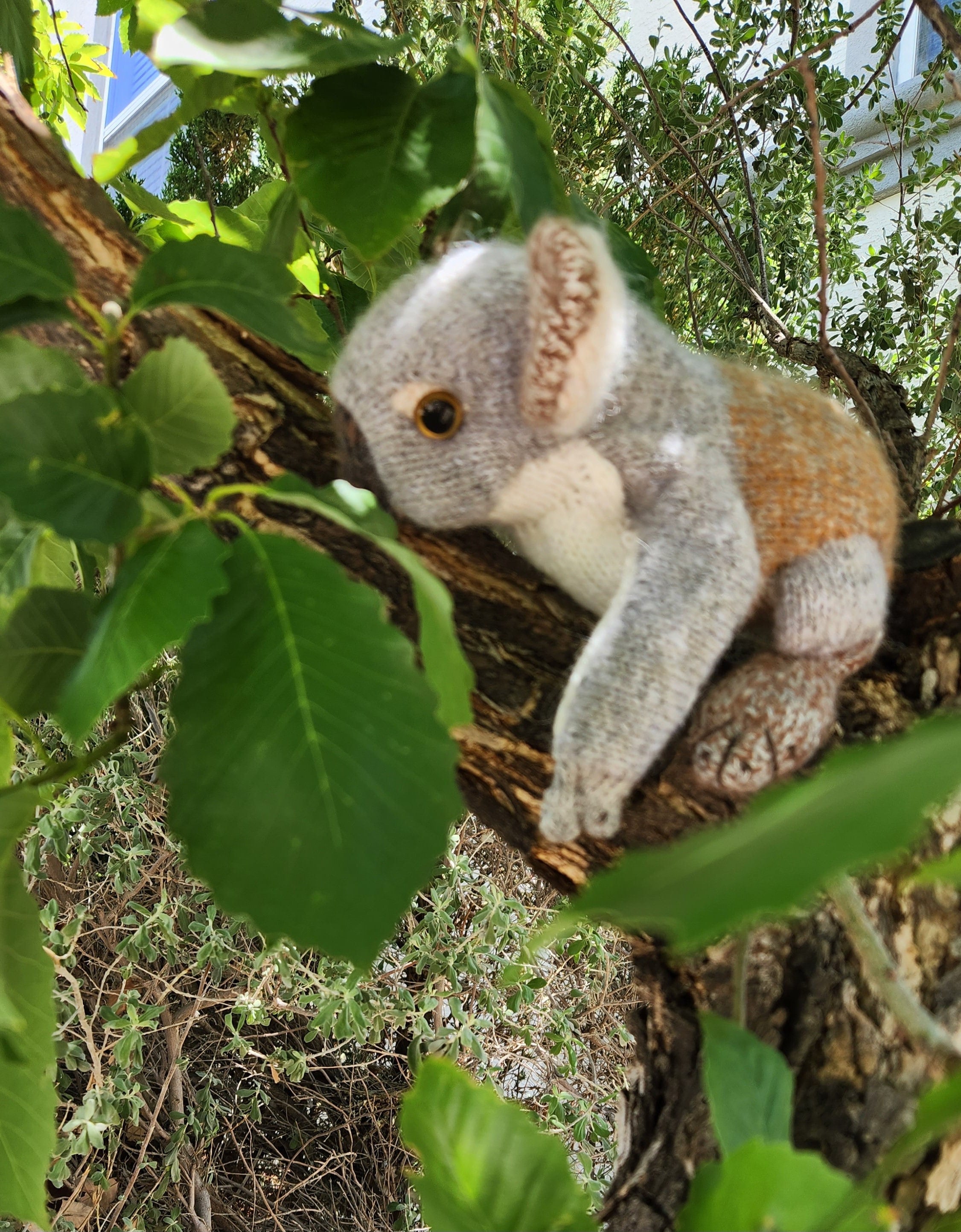 Realistic Koala Stuffed Koala Knit Koala Amigurumi Koala Plushie Koala ...