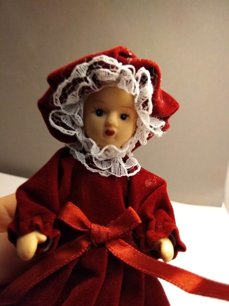 Vintage Collectible Swedish Mini Doll / Girl With White Haire | Etsy