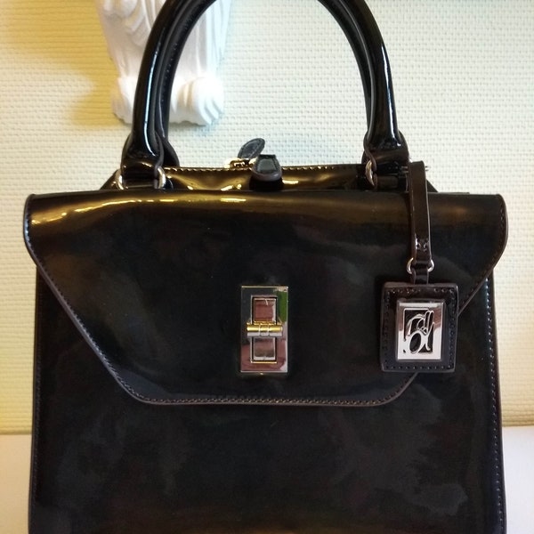 Vintage Leather Handbag - Etsy