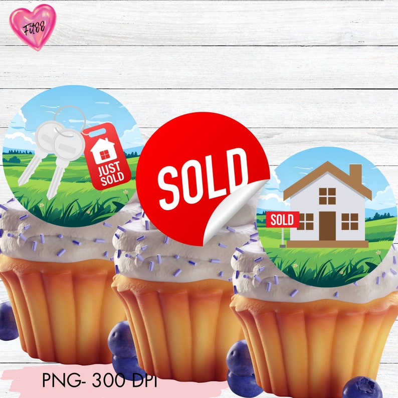 Housewarming Cupcake Toppers, Housewarming Toppers, Housewarming Party ...