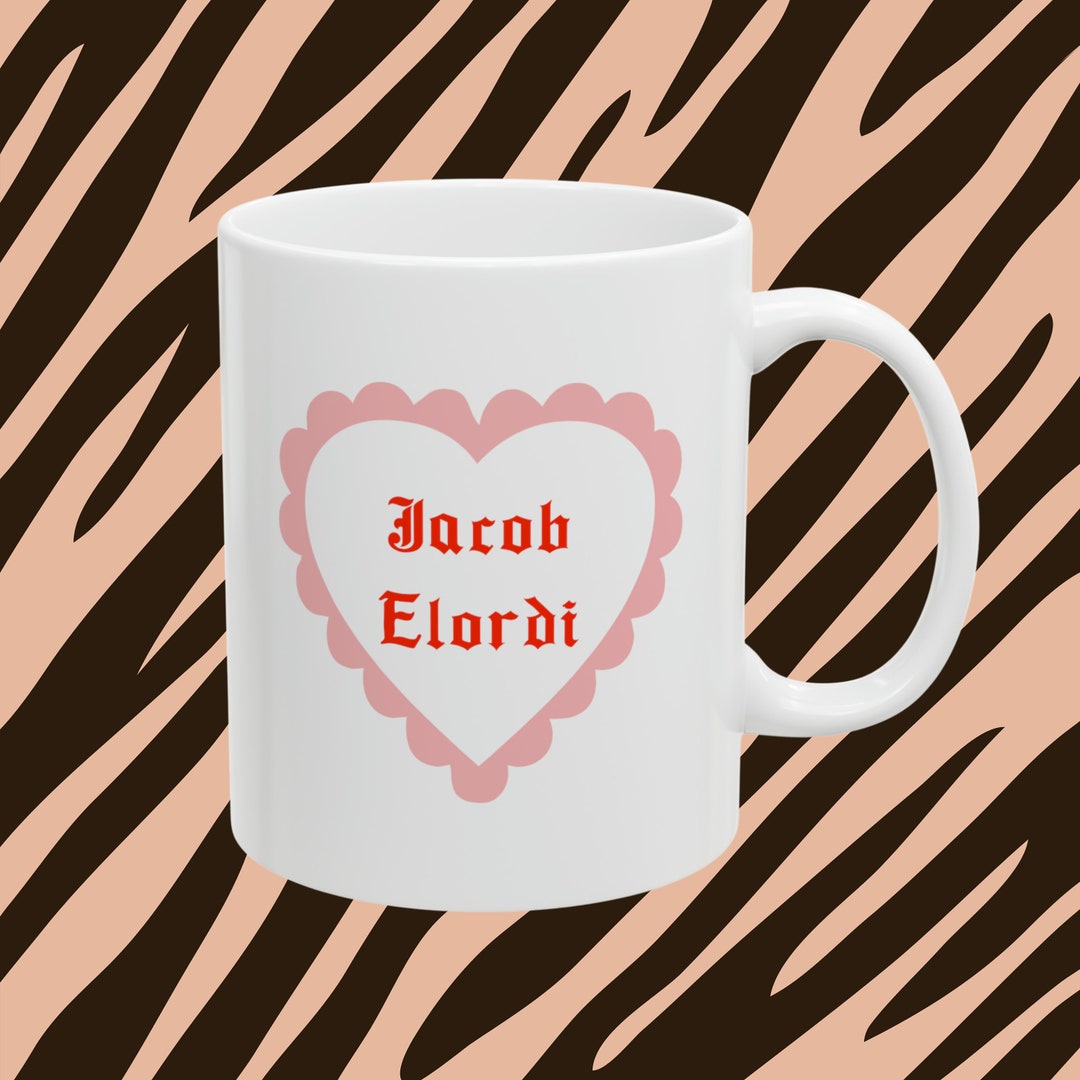 I Heart Jacob Elordi - Saltburn Movie 11oz Black Coffee Tea Mug | Best ...