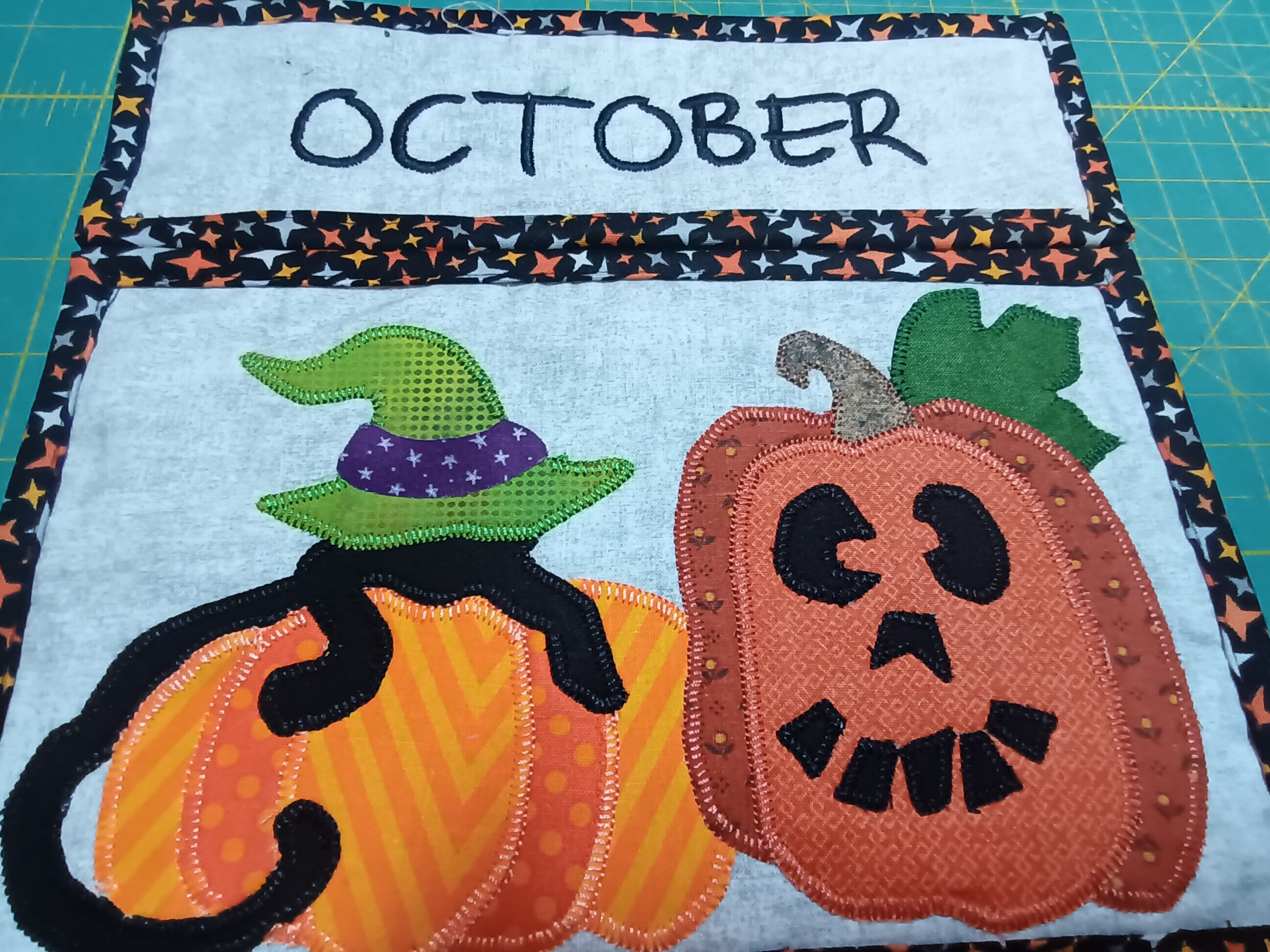 Set of 12 Mini Calendar Quilts Custom Made for Deana Desk Decor Holiday ...