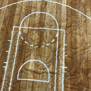 Basketball Baby Panel Quilt/baby Quilt/toddler Throw Quilt/ Lap Quilt ...