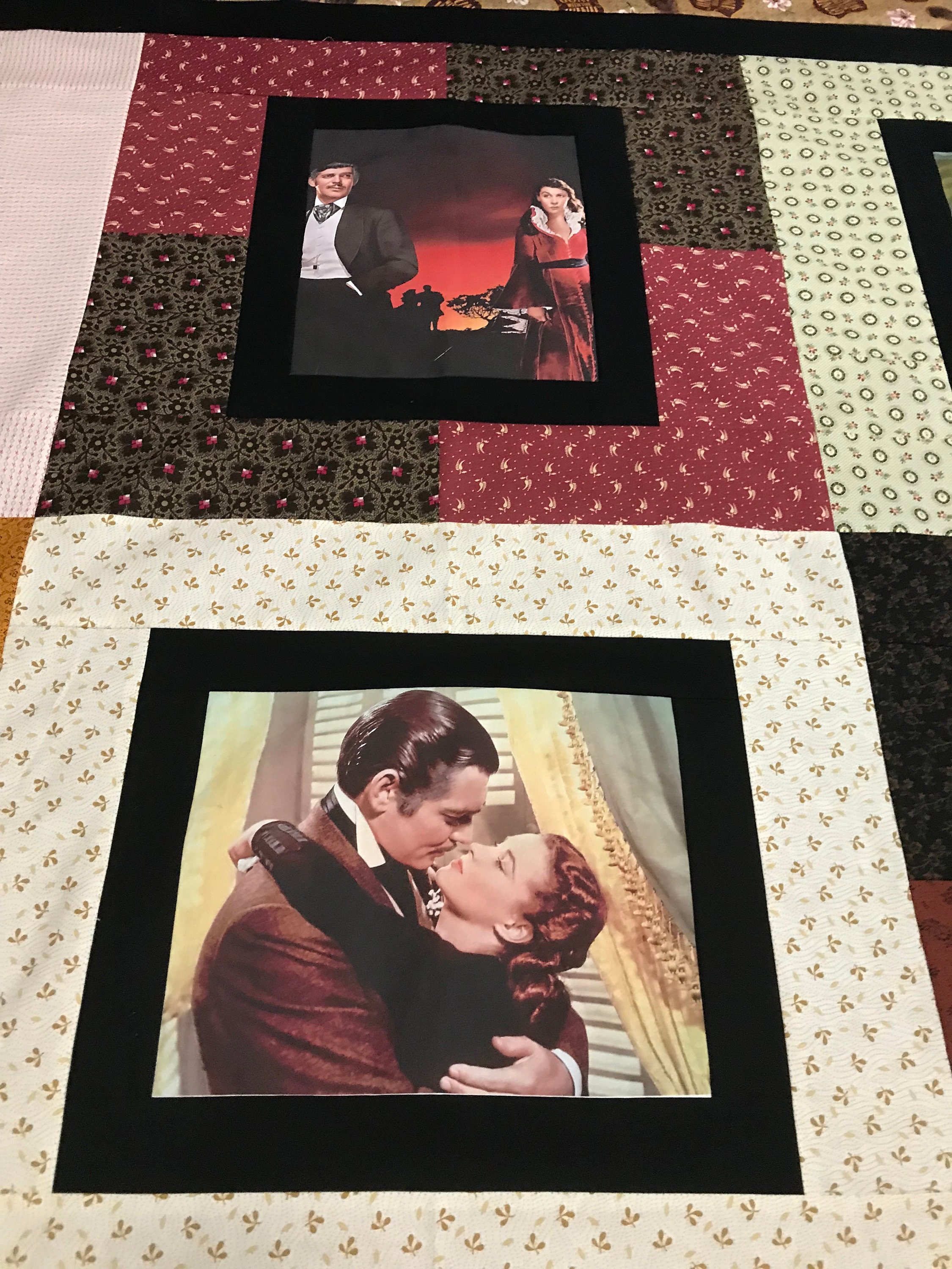 Gone With the Wind Quilt/classic Movie Buff Quilts/full Queen - Etsy