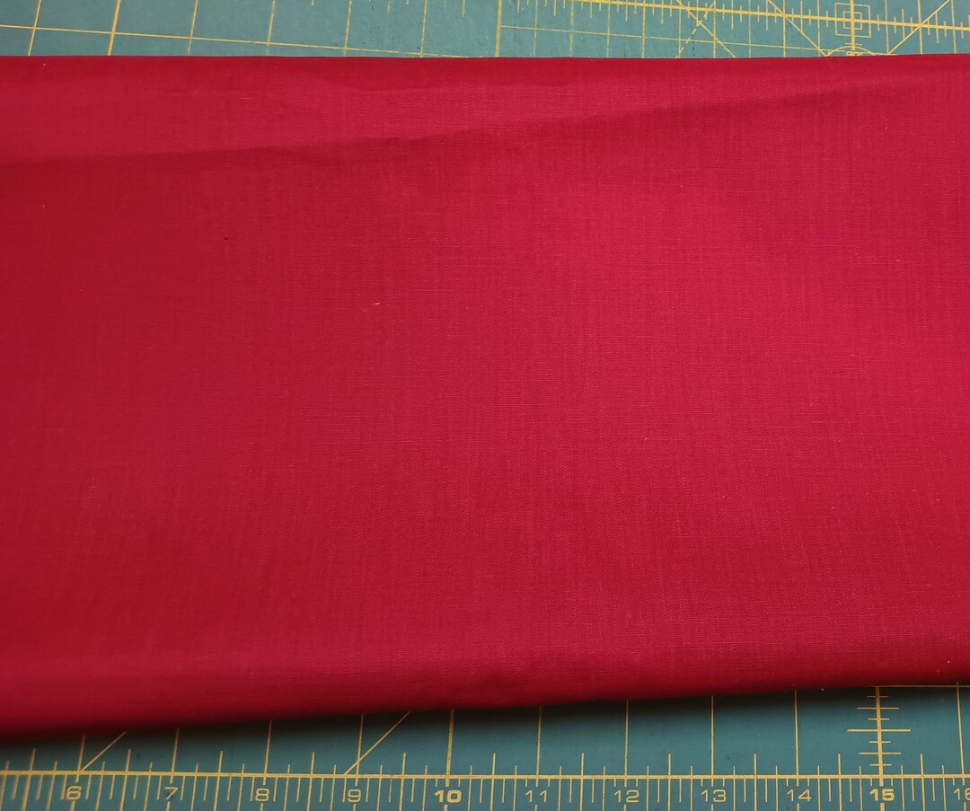 Solid Maroon Fabric, by the Yard, 100% Quilter's Cotton, Fabric for ...