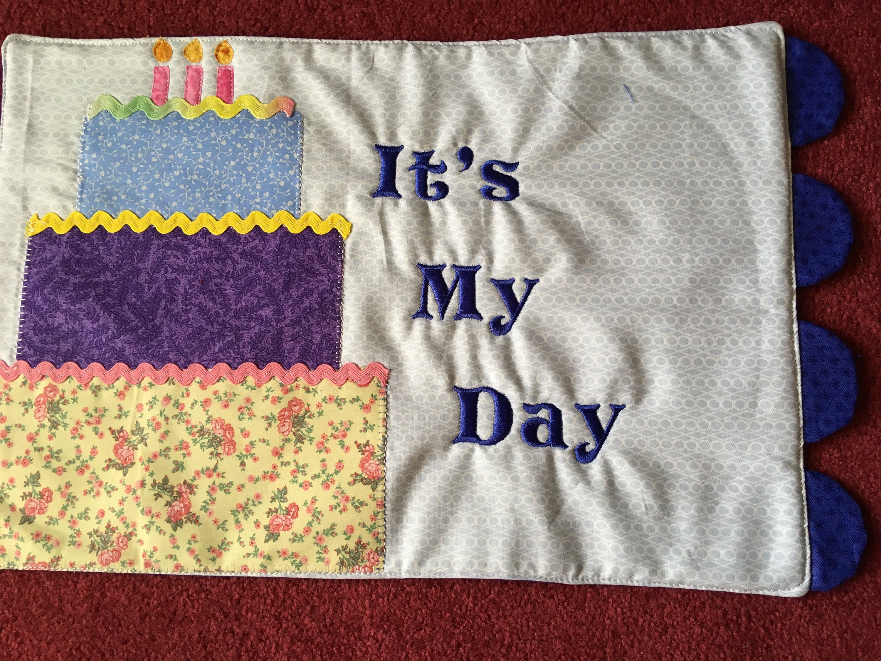 Birthday Party Placemat Table Topper/birthday Party Wall Hanging ...