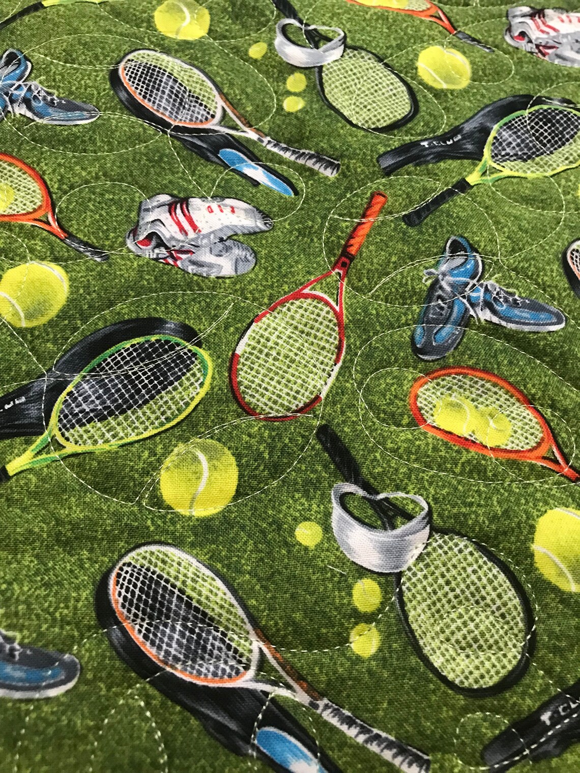 Tennis Youth or Twin Quilt for Teens or Adults/54x80 in | Etsy
