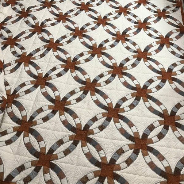 Wedding Ring Quilt - Etsy