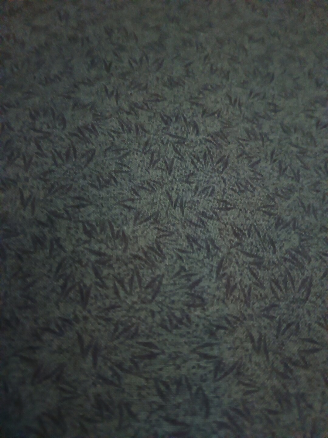 Dark Green Fabric With Abstract Leaf Pattern,green Leaf Fabric, 100% ...