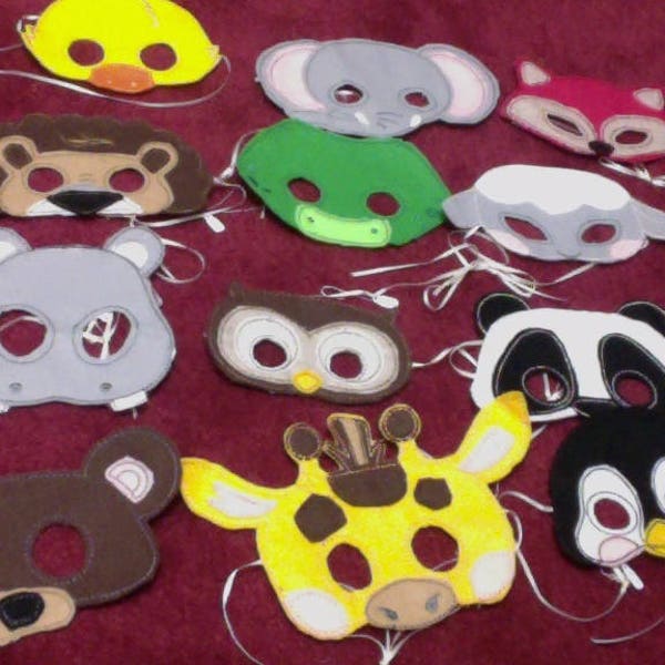 Felt Animal Mask - Etsy