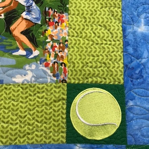 Tennis Youth or Twin Quilt for Teens or Adults/54x80 in Quilt/tennis ...